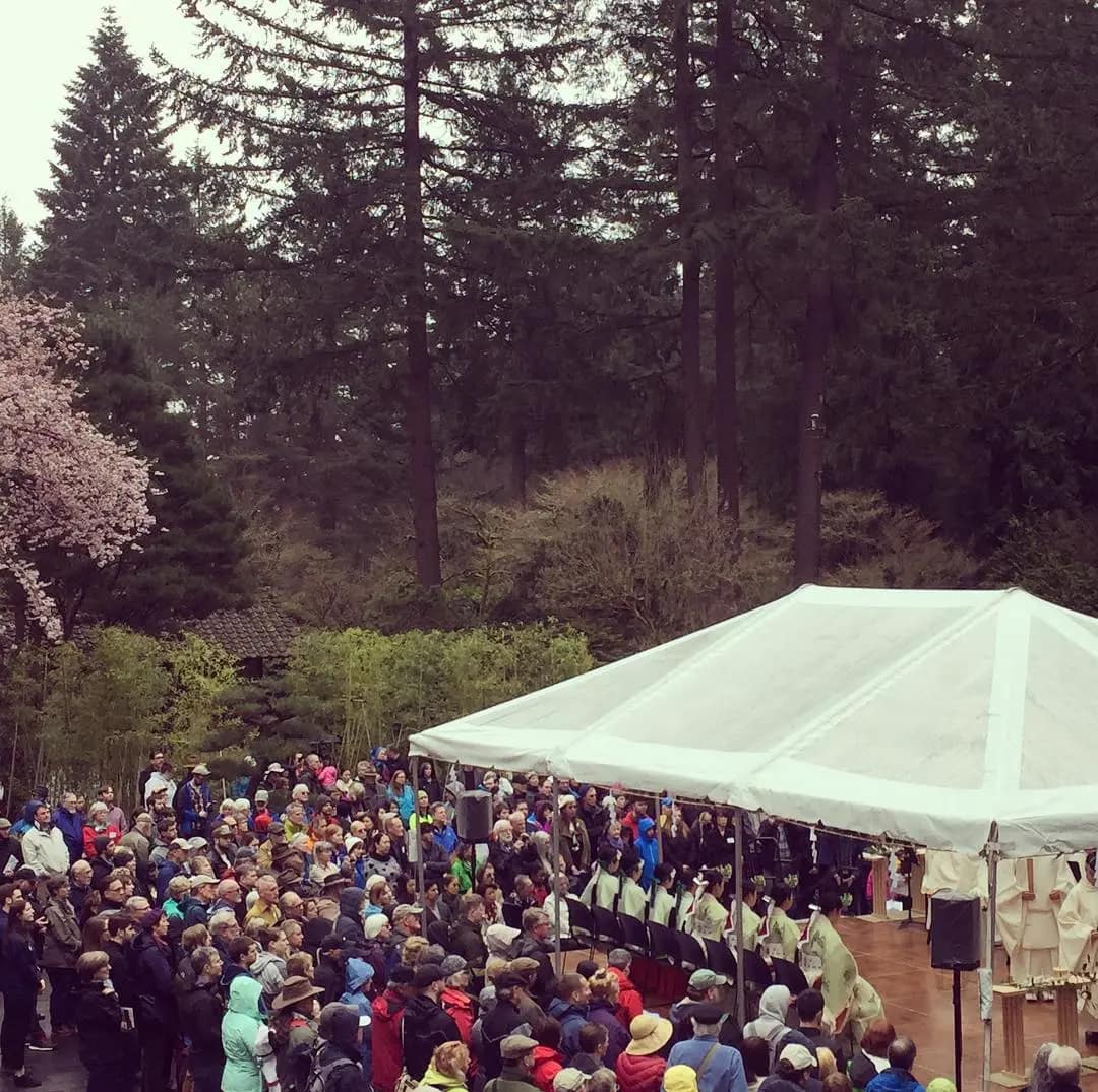 An Historic Moment – Portland Japanese Garden