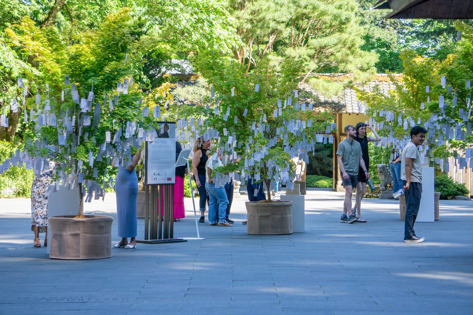 SPREAD PEACE: Wish Tree by Yoko Ono Global Interactive Art Installation ...